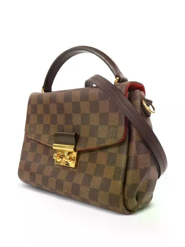 LOUIS VUITTON Croisette Damier Ebene Shoulder Bag - Brown