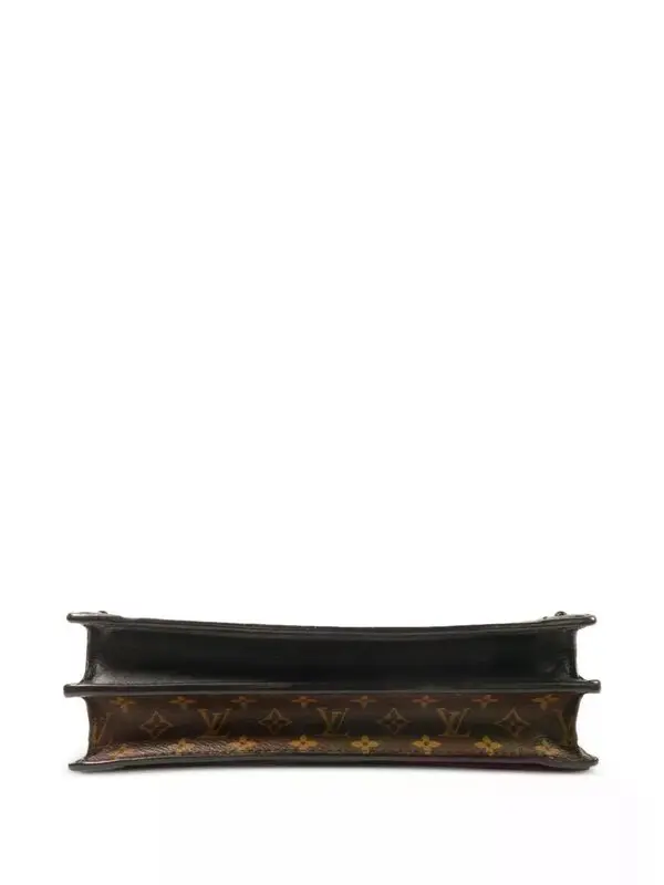 LOUIS VUITTON Trunk Reverse Monogram Clutch Bag - Brown