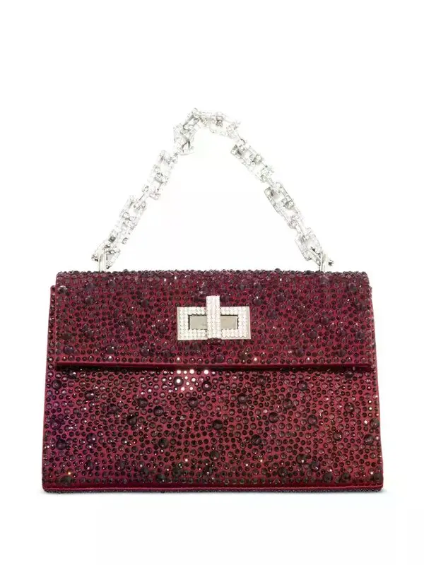 GEDEBE Crystal-embellished Chain-handle Tote Bag