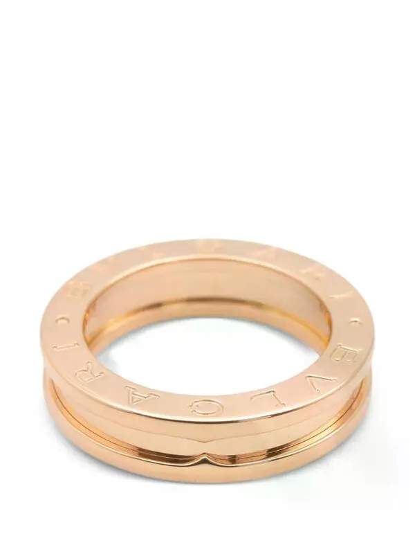BVLGARI 18k Rose Gold B.zero1 Ring - Pink