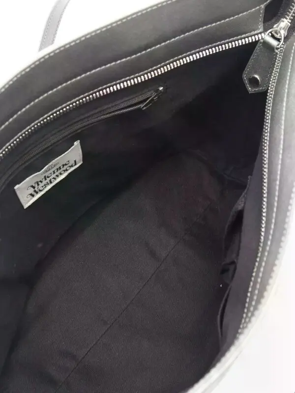 VIVIENNE WESTWOOD Orb Leather Tote Bag