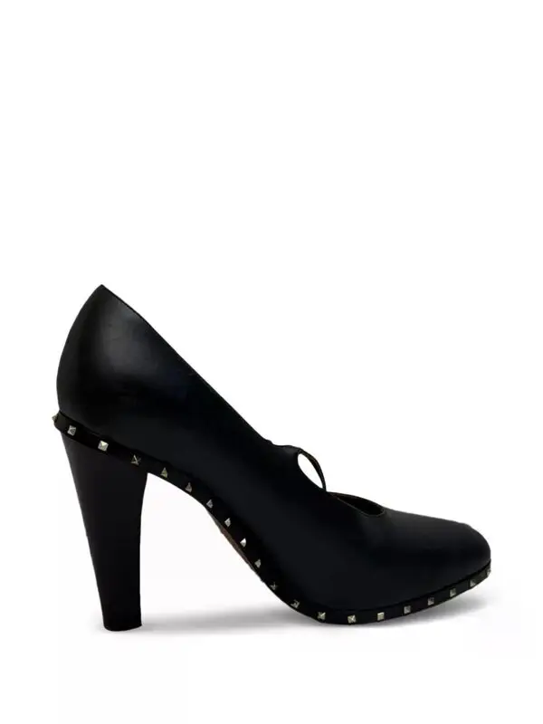 Valentino Garavani Rockstud Mary Jane Pumps - Black