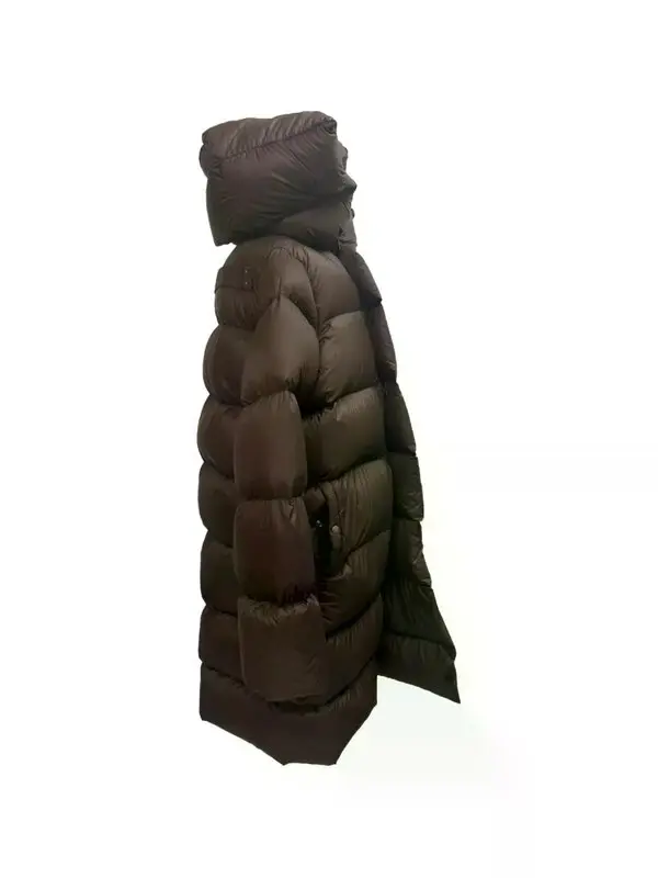 Rick Owens Quilted Asymmetric Coat
