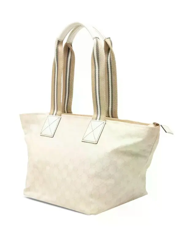 Gucci Gg Canvas Web Tote Bag