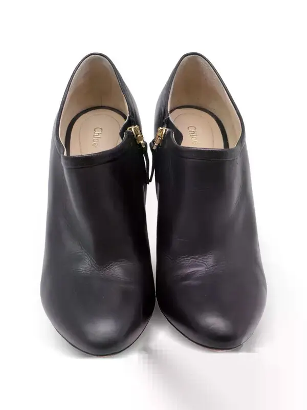 Chloé Back Plated Accent Ankle Boots
