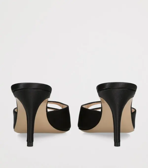 ANDREA WAZEN Carol Heeled Mules 75 - Black