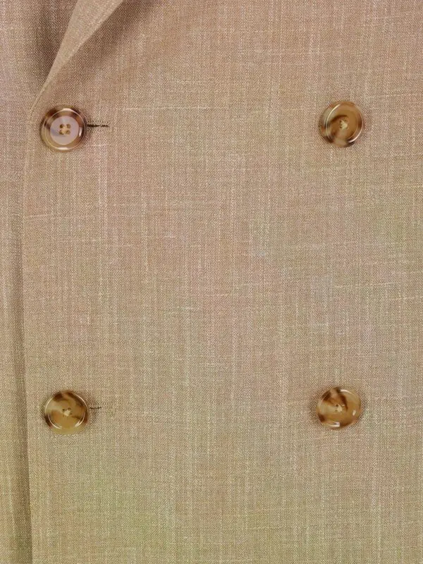 LARDINI Double-breasted Peak-lapel Blazer