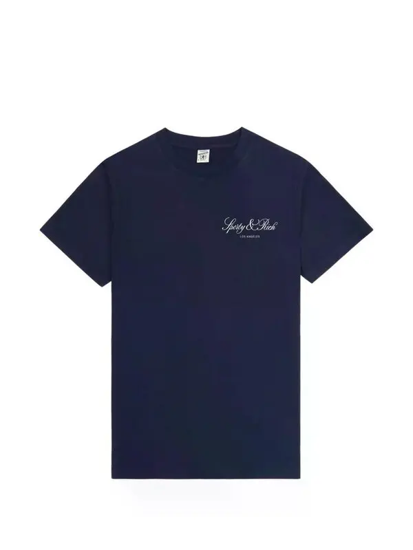 Sporty & Rich Logo-lettering T-shirt