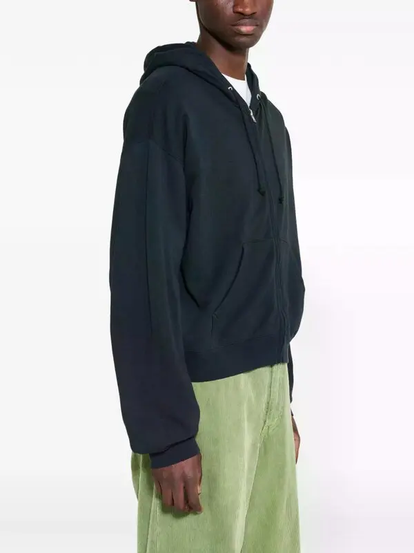 Auralee High Twist Zip-up Hoodie