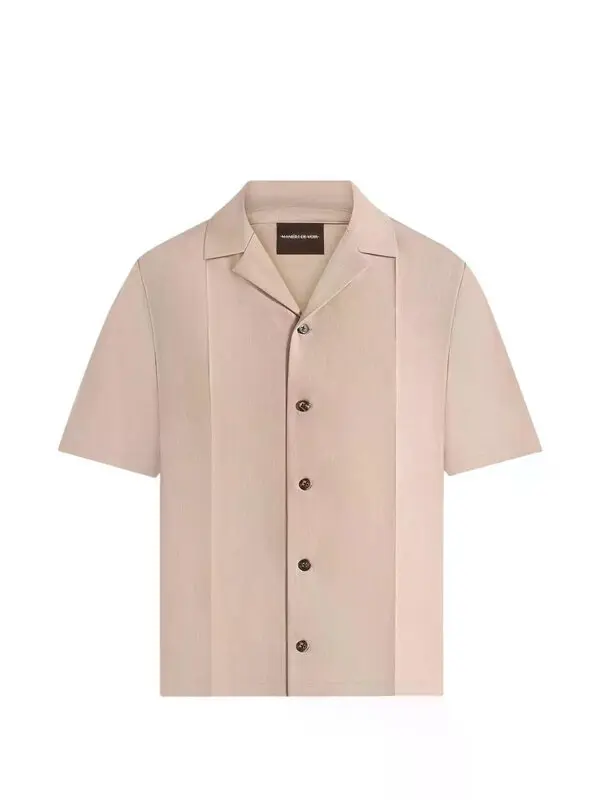 Manière De Voir Felix Crease-detail Shirt - Neutrals
