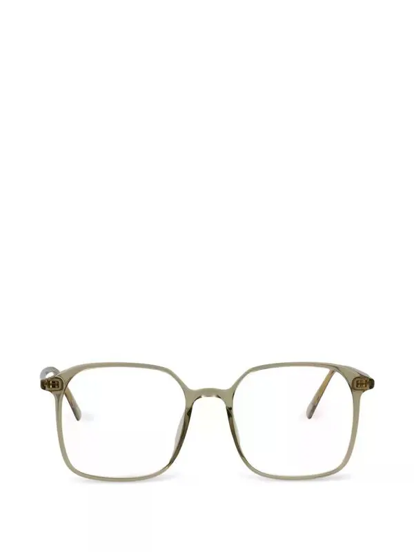Valentino Garavani Geometric-frame Eyeglasses - Green