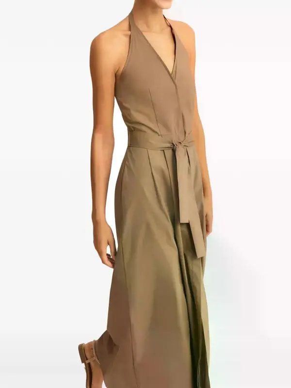 Marella Maxi Belted Halterneck Dress
