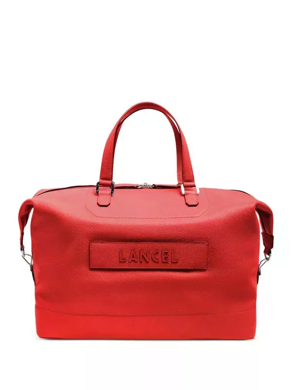 LANCEL Ninon De Logo-handle Weekend Bag - Red