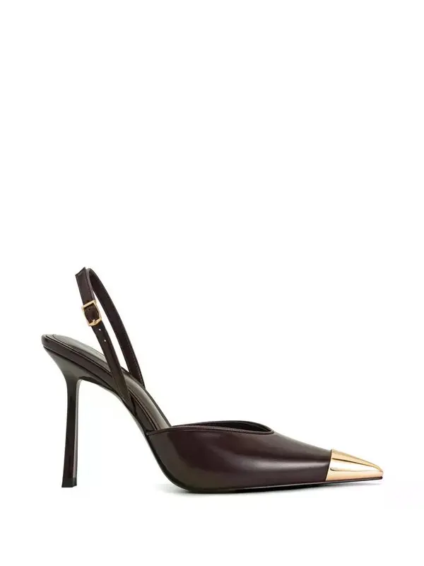 Jw Pei Savannah Slingback Pumps With Stiletto Heel - Brown