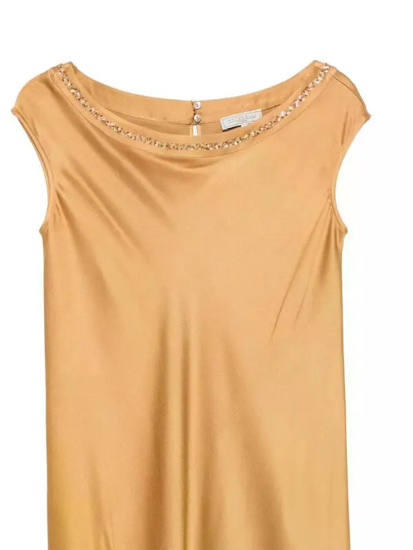 Antonelli Firenze Maxwell Sequin Embellished Maxi Dress - Yellow