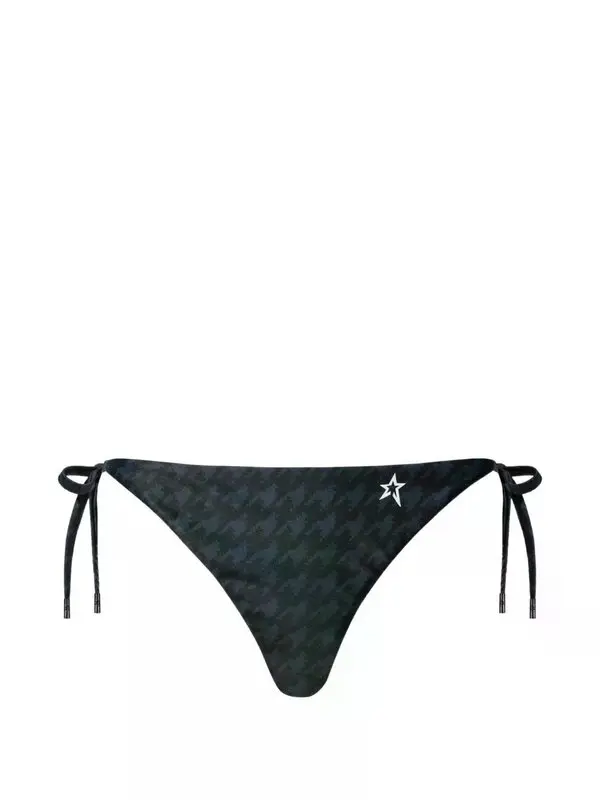 Perfect Moment Salinas Houndstooth Bikini Bottoms - Black