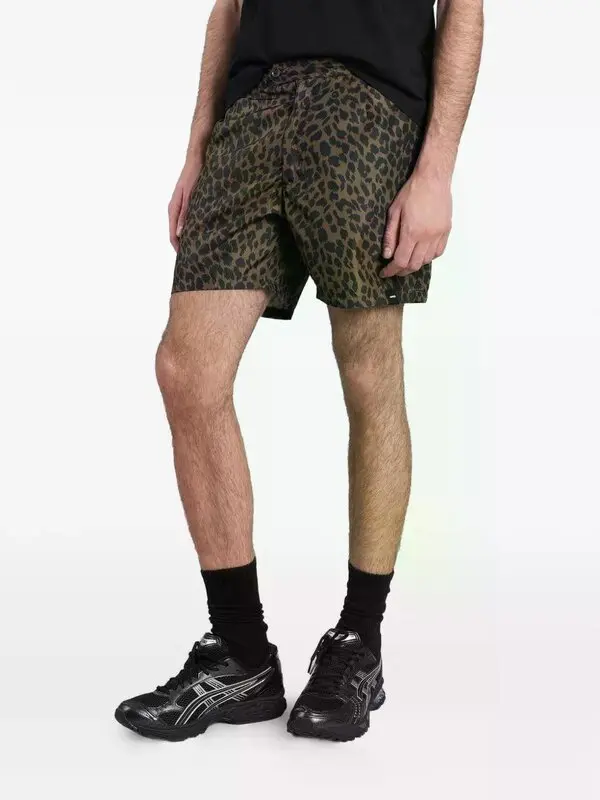 Aspesi Leopard Print Swim Shorts