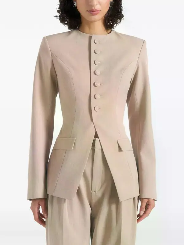 Manière De Voir Harper Detachable-collar Top - Neutrals