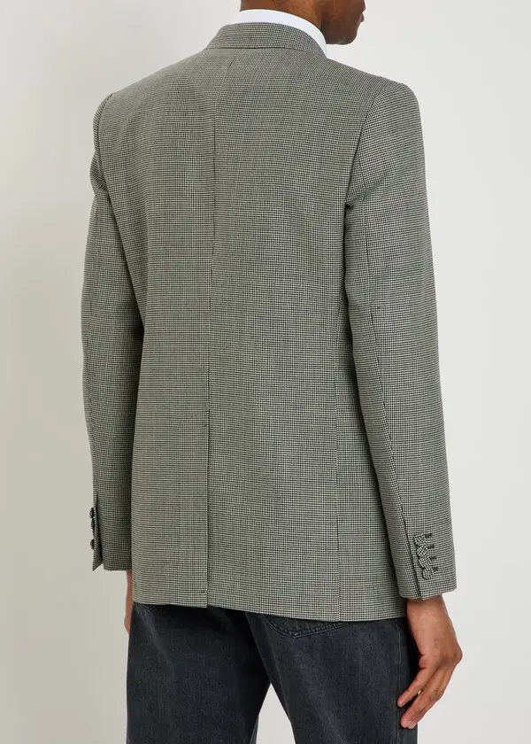 Valentino Garavani Houndstooth Wool Blazer