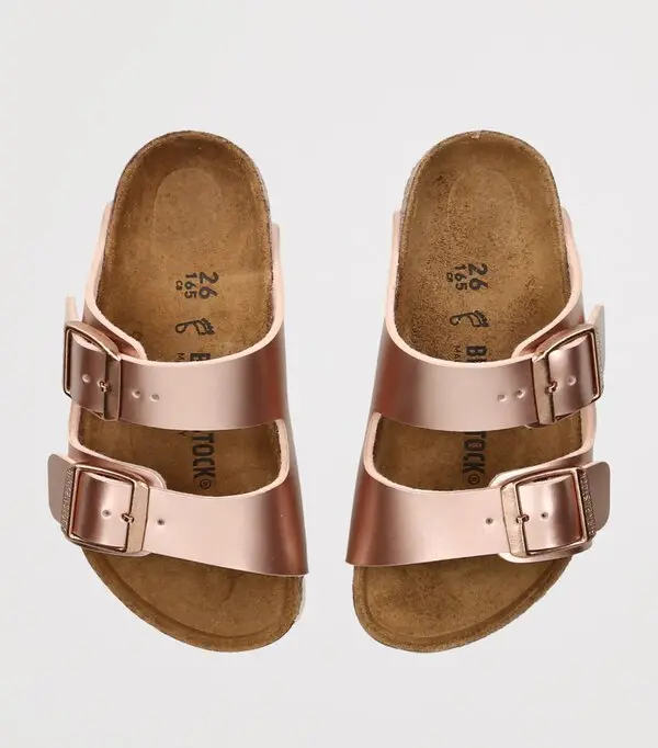 BIRKENSTOCK Metallic Leather Arizona Sandals