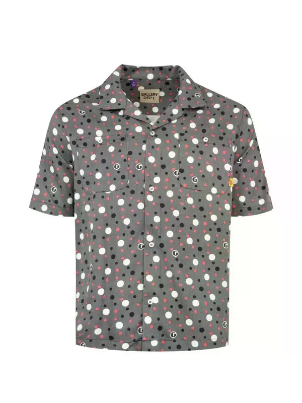GALLERY DEPT. Polka-dot Short-sleeve Shirt - Grey