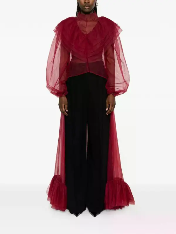 DUNESI Camilla Ruffled Blouse