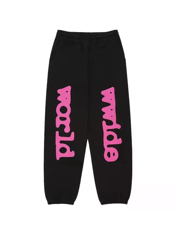 SP5DER Beluga Angel Number Track Pants - Black
