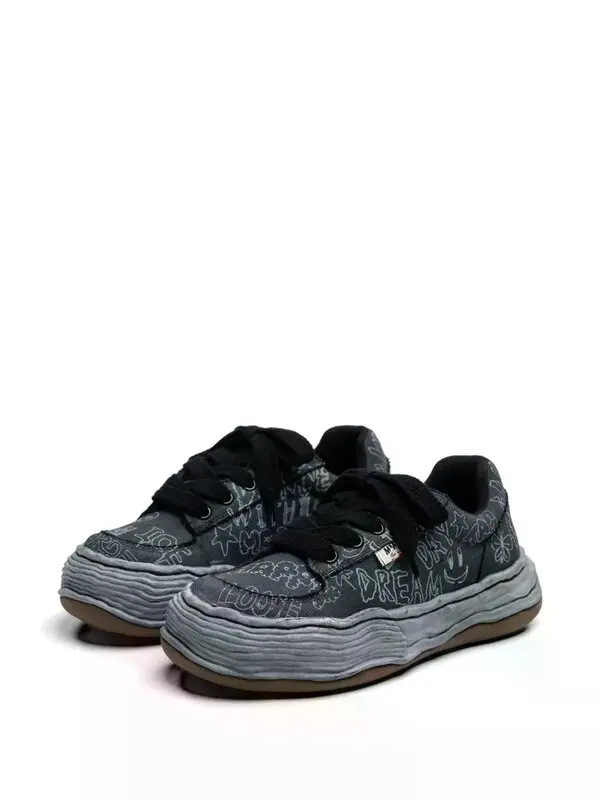 Mihara Yasuhiro Oliver Og Graffiti-print Chunky Sneakers