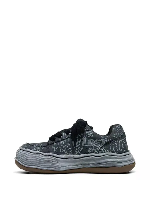 Mihara Yasuhiro Oliver Og Graffiti-print Chunky Sneakers