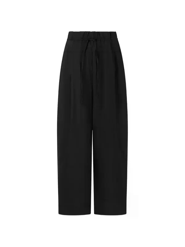 STUDIO TOMBOY Drawstring Elasticated Waist Trousers - Black