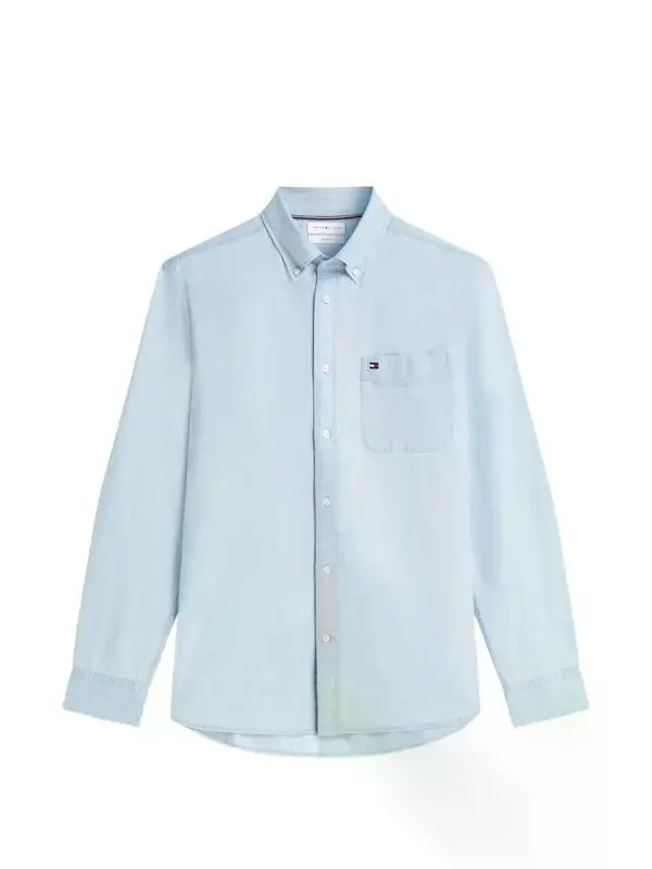 Tommy Hilfiger Button-down Chest-pocket Shirt - Blue