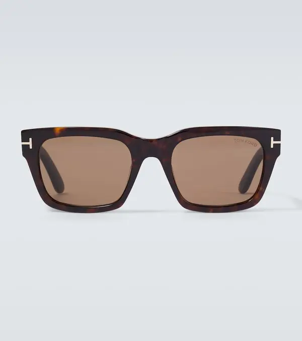 TOM FORD Andy-02 Square Sunglasses - Brown