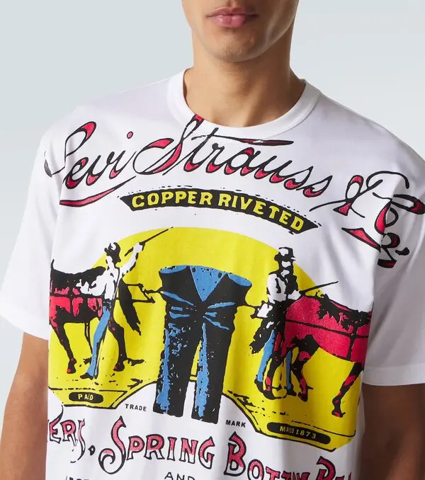 Junya Watanabe X Levi's® Printed Cotton Jersey T-shirt