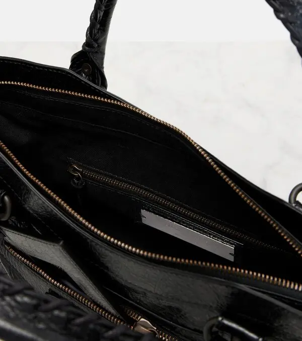 Balenciaga Le City Small Leather Top-handle Bag - Black