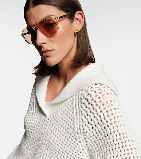 Brunello Cucinelli Aviator Sunglasses