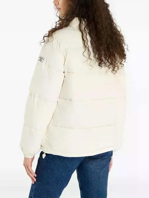 Guess Padded Quilted High Neck Zip-up Puffer Jacket