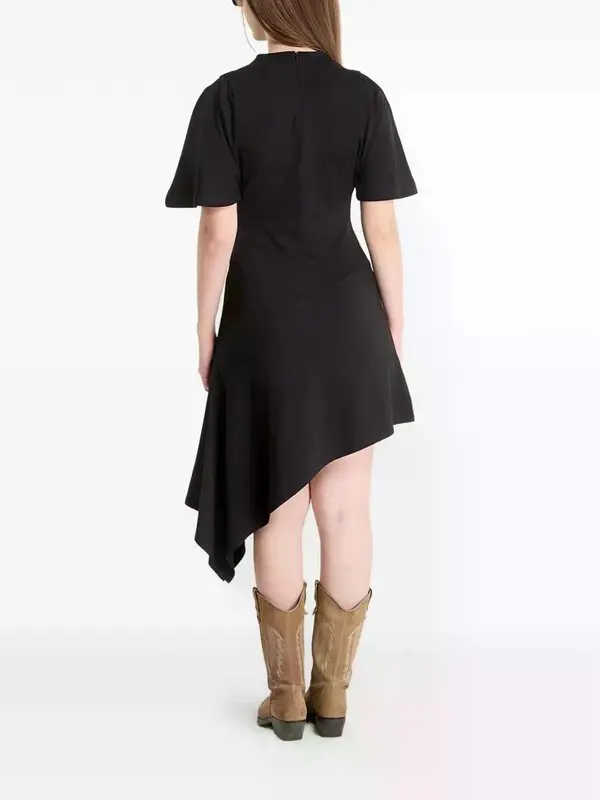 ALLSAINTS Rosa Mini Dress Asymmetric Hem