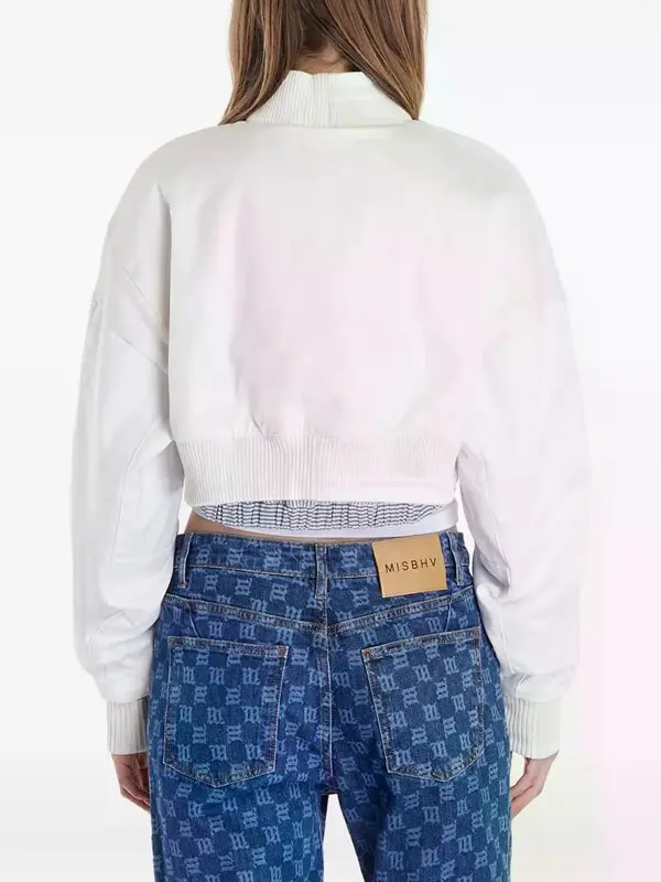 Nike Cropped Bomber Jacket With Long Sleeves