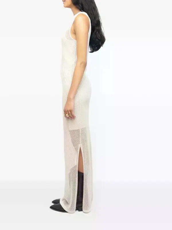 Zadig&Voltaire Open-knit Maxi Dress - Neutrals