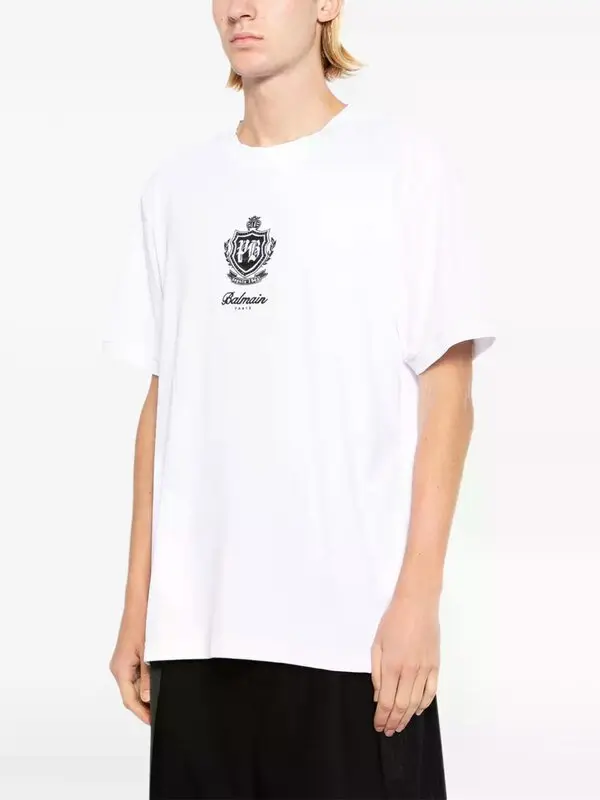 Balmain University Contrast T-shirt