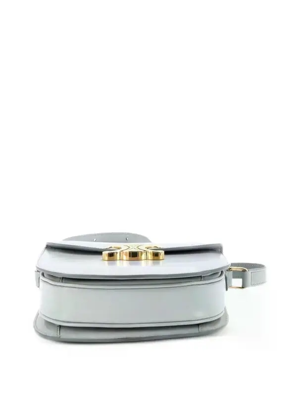 Celine Triomphe Besace Cléa Flap Bag Leather Shoulder Bag