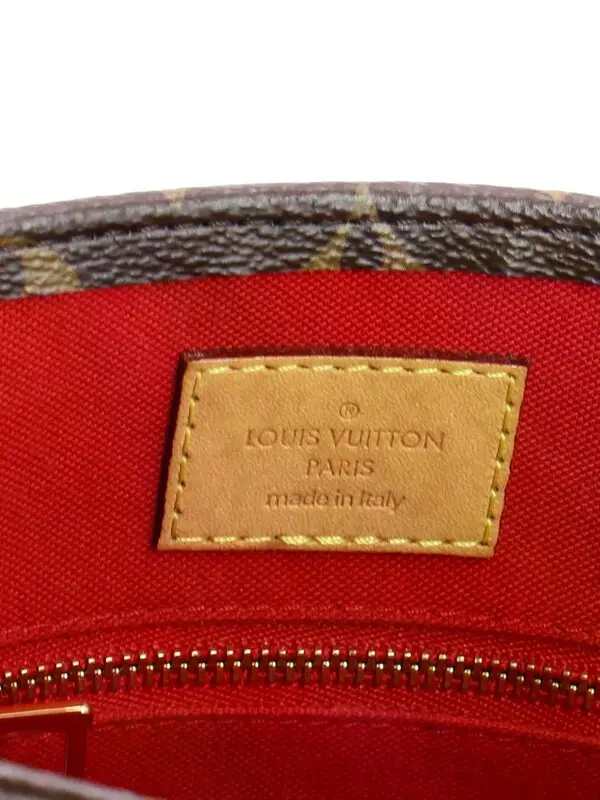 LOUIS VUITTON Monogram Canvas Sac Plat Nm Bb Tote Bag