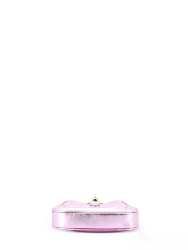 Gucci Jackie 1961 Chain Leather Super Mini Hobo Bag - Metallic