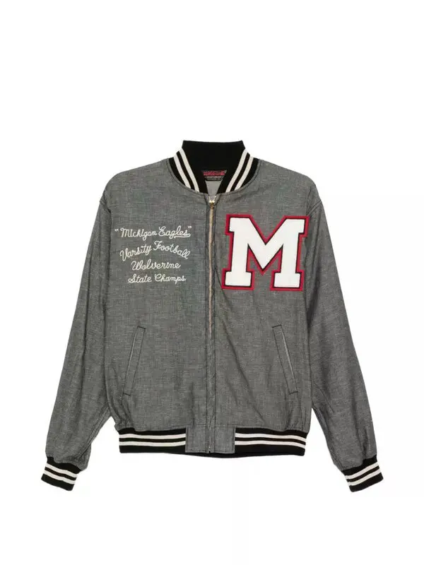 Whitesville Letter-patch Bomber Jacket