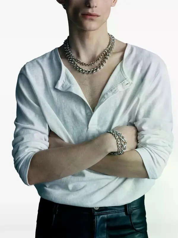 Emanuele Bicocchi Polished Sharp-link Chain Necklace