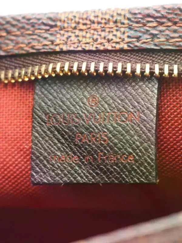 LOUIS VUITTON Damier Ebene Trousee Pochette Handbag