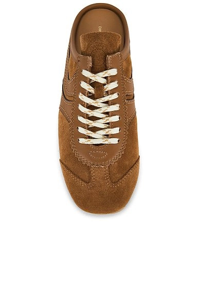 Dries Van Noten Calf Suede Sneaker - Tan