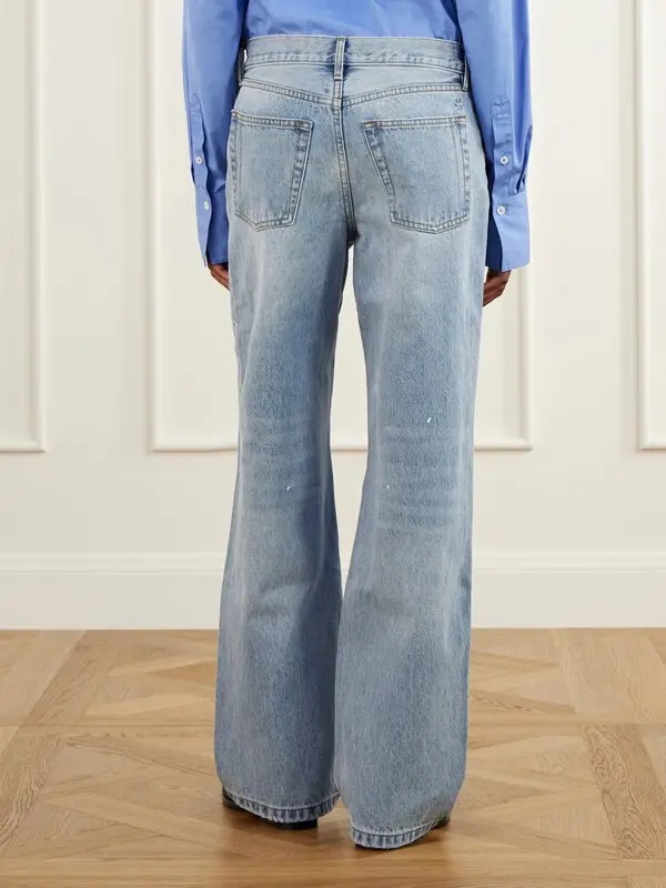 Still Here Painter Distressed Straight-leg Jeans