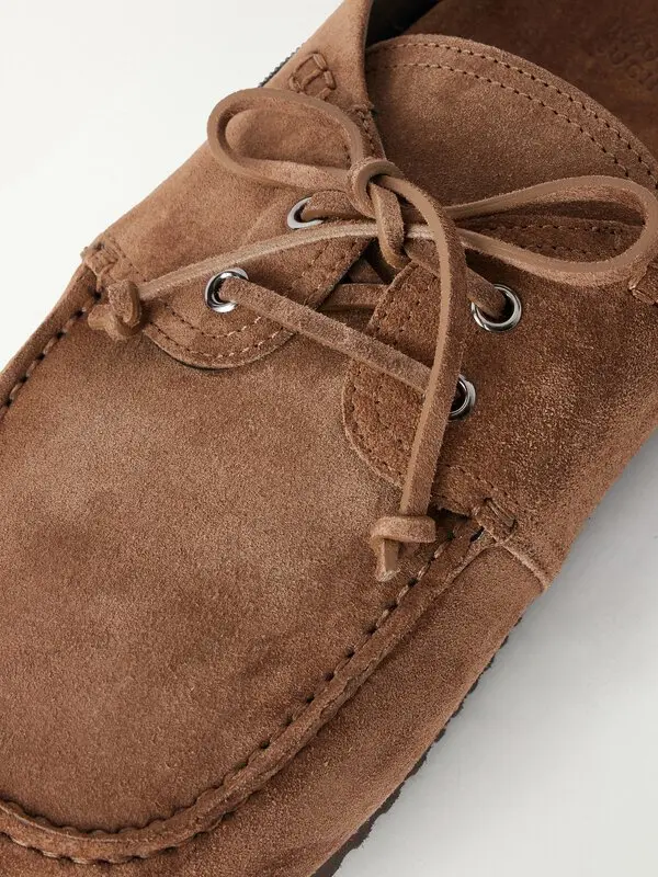 Brunello Cucinelli Suede Slip-on Moccasins
