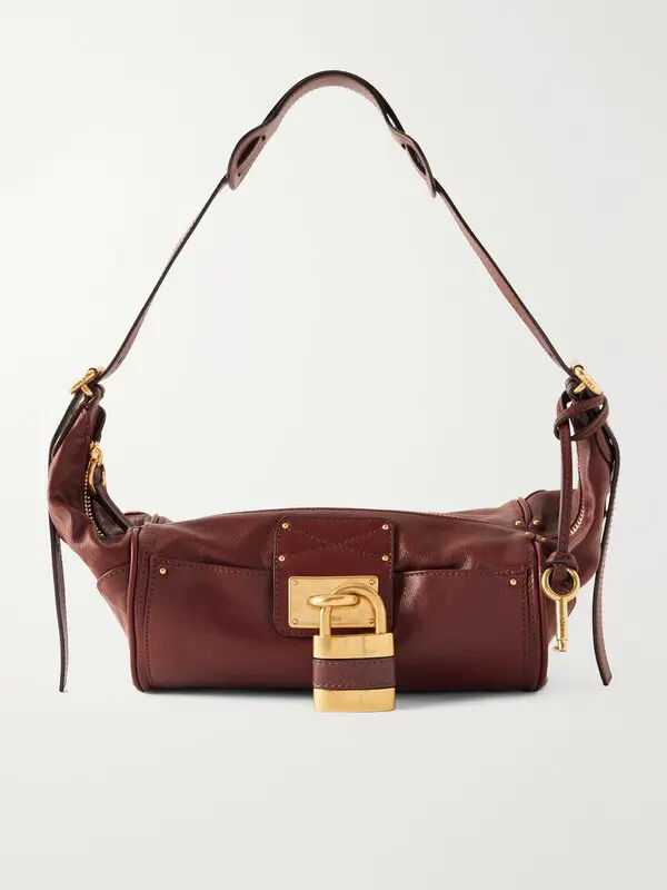 Chloé Paddington Leather Shoulder Bag - Brown